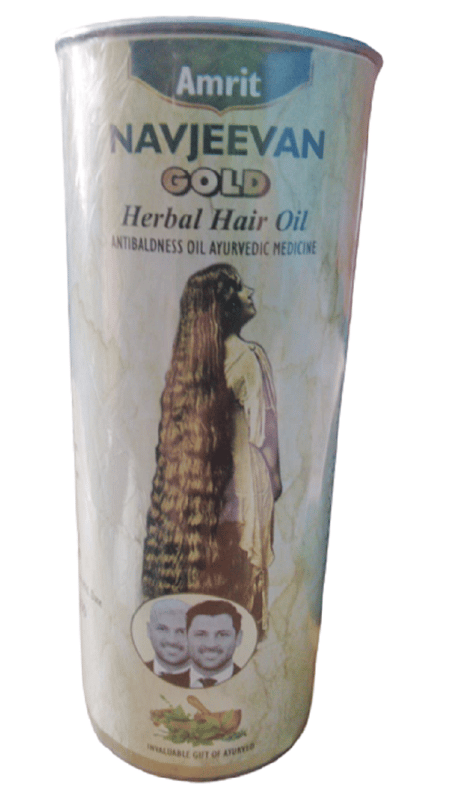 Amrit Navjeevan Gold Antibaldness Hair Oil