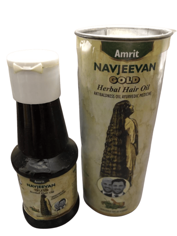 Amrit Navjeevan Gold Antibaldness Hair Oil