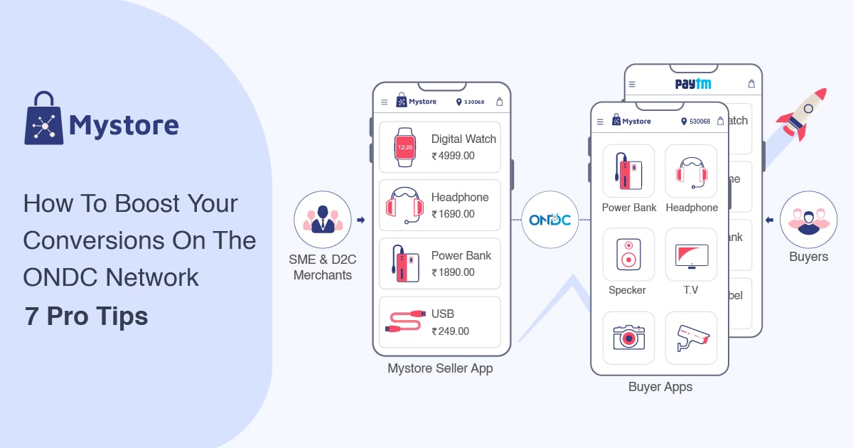 7 Pro Tips to Boost Your ONDC Network Conversions | Mystore