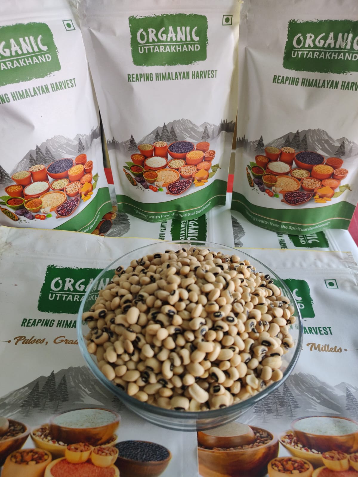 Burash Natural Cowpea Black Eye / Lobia 500 Gm