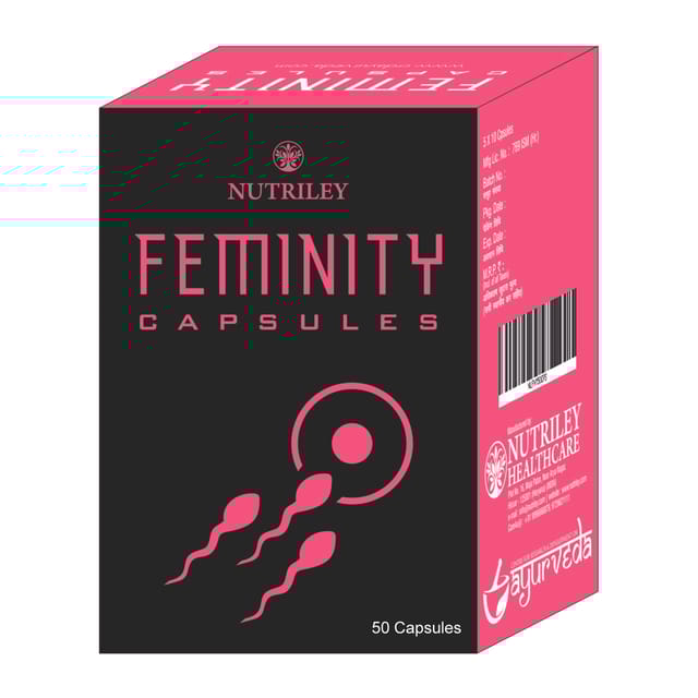 Nutriley Feminity Female Fertility Capsules for Irregular Ovulation ...