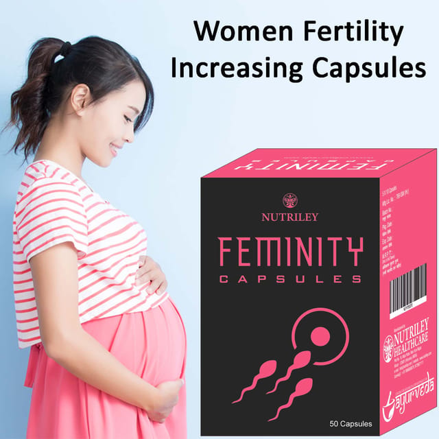 Nutriley Feminity Female Fertility Capsules for Irregular Ovulation ...