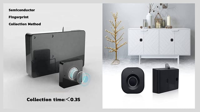 BioEnable L300 Fingerprint Cabinet Lock, Smart Biometric Cabinet Lock ...