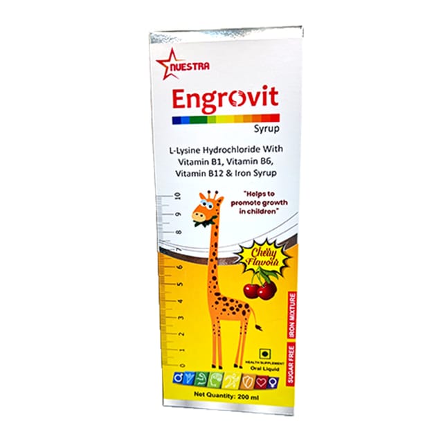 ENGROVIT Height Growth Syrup for children