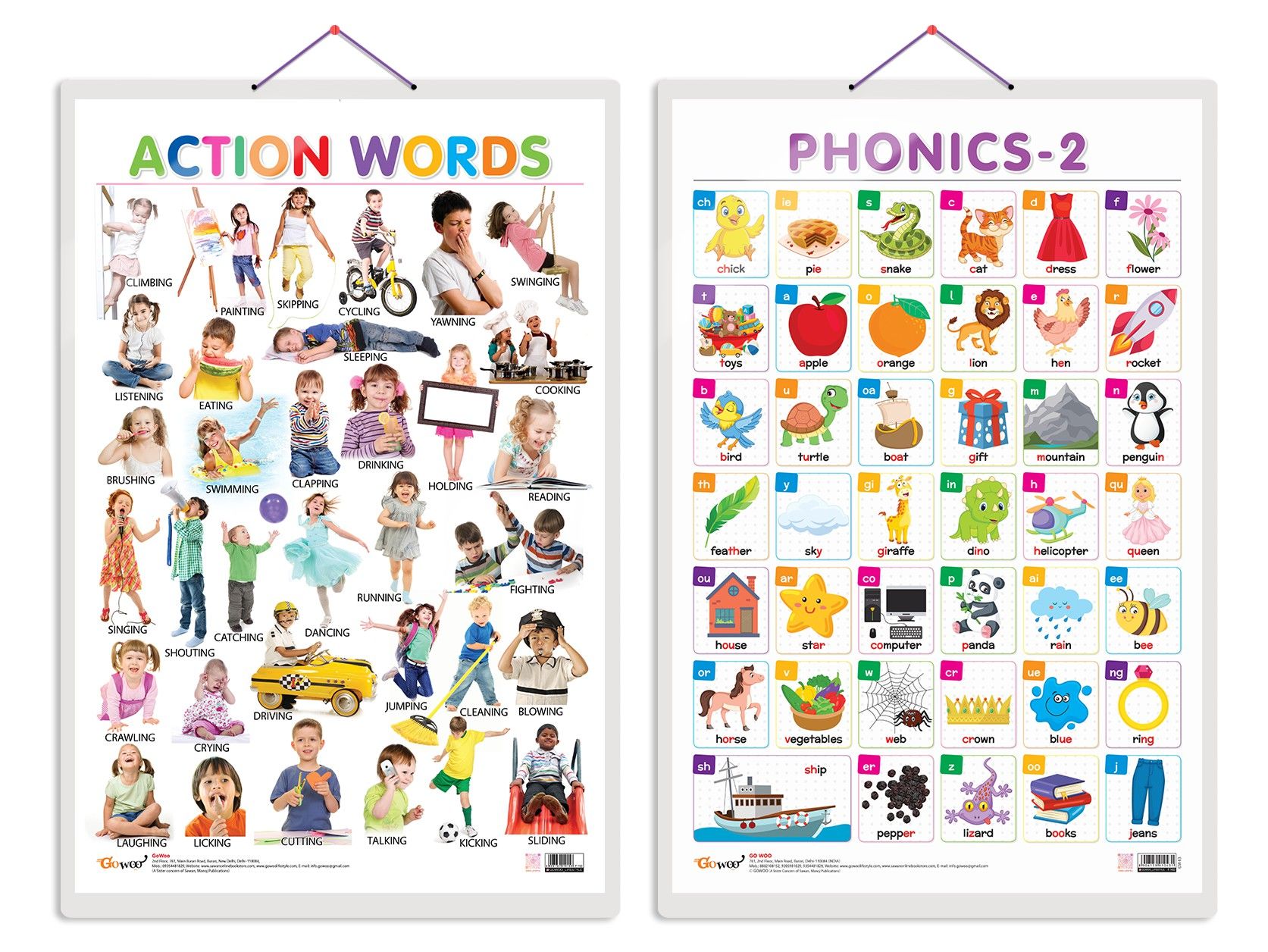 Action Words For Kindergarten