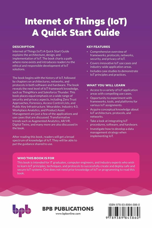 Internet of Things (IoT) A Quick Start Guide:A to Z of IoT Essentials [Paperback] Chitra Lele