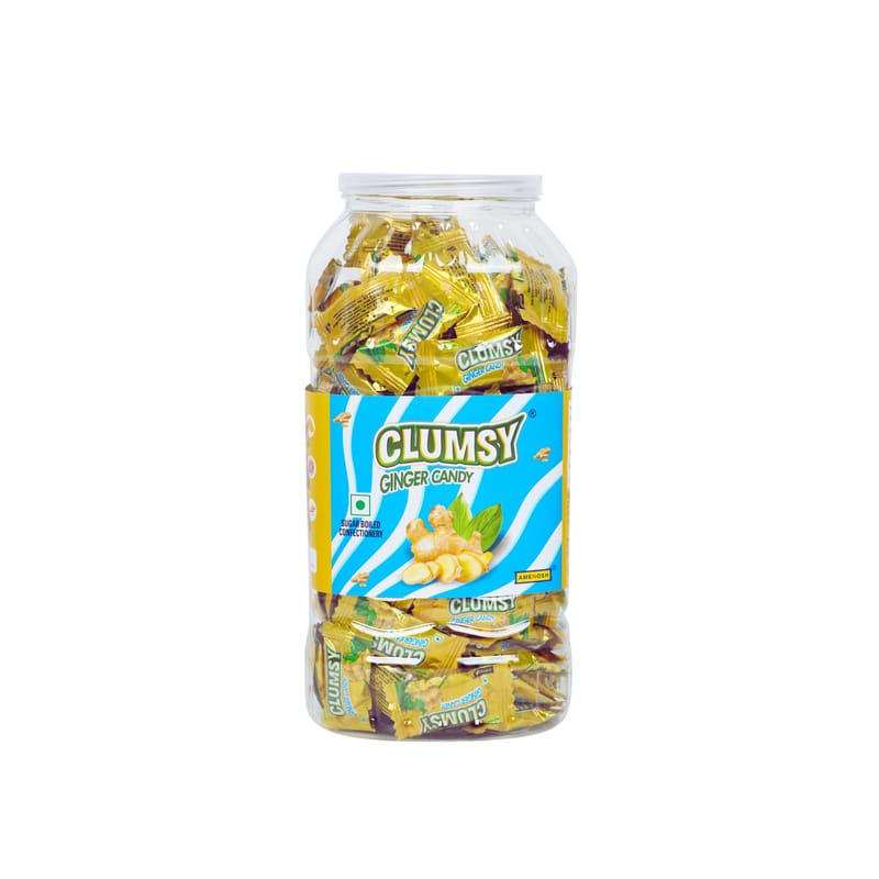 Clumsy Ginger Flavored Candy Jar, 170 candy units
