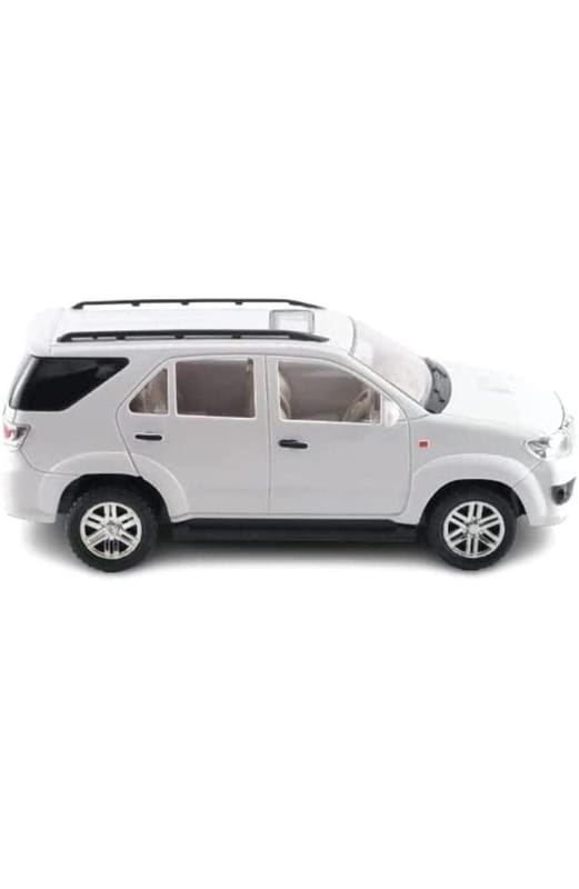 Mehtab Toys Plastic Fortuner White Car for Kids Pull Back and Go Car ...