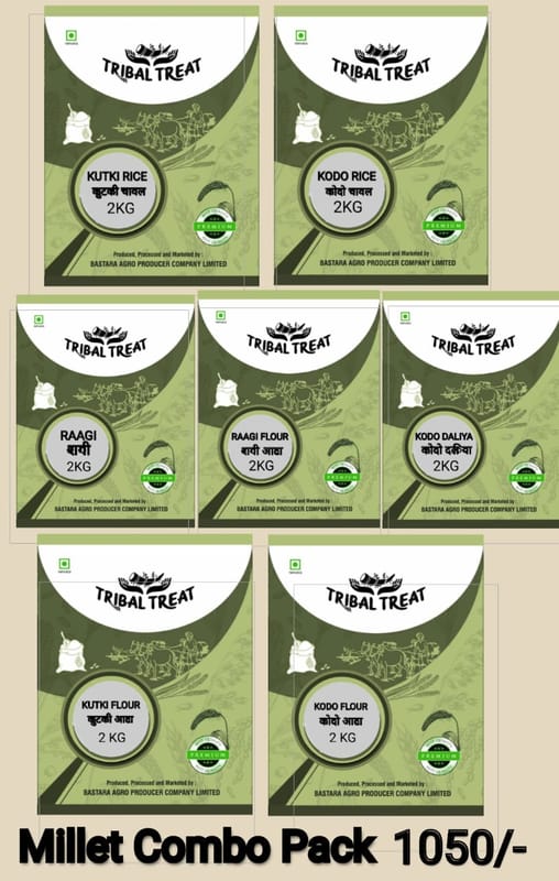 Millet Combo Pack-Millet Combo Pack (Kutki Rice Kodo Rice Raagi Raggi ...