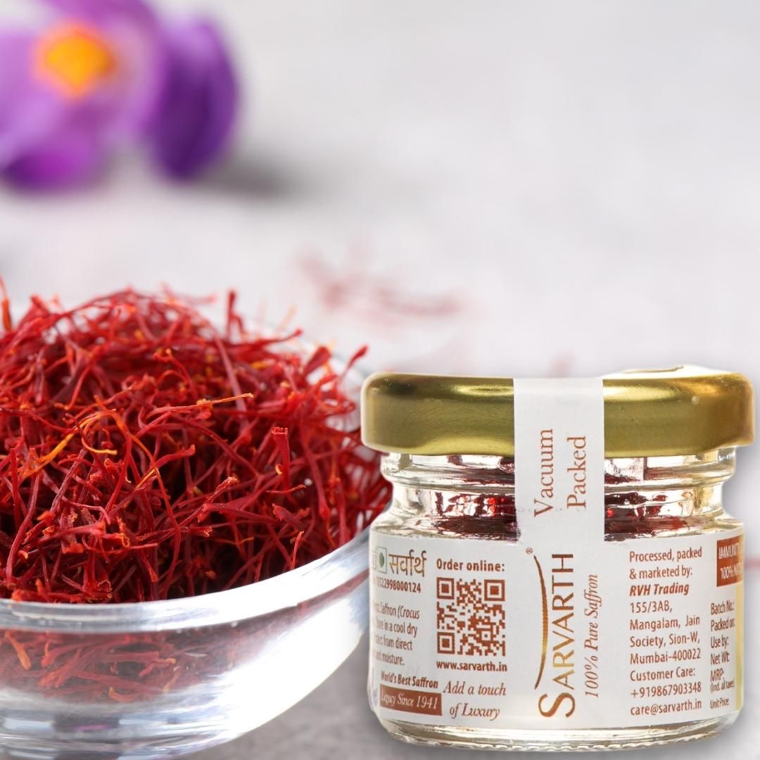 SARVARTH Finest A++ Grade 100% Pure Original Saffron/Kesar for Food ...