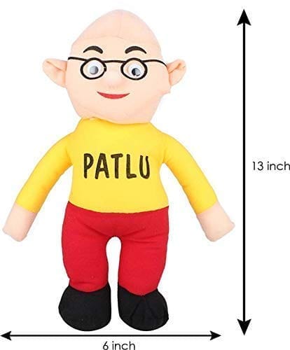 FC Fancy Creation Motu Patlu Soft Toy for Kids Girls Children Playing Teddy Bear in Size 30 cm Long