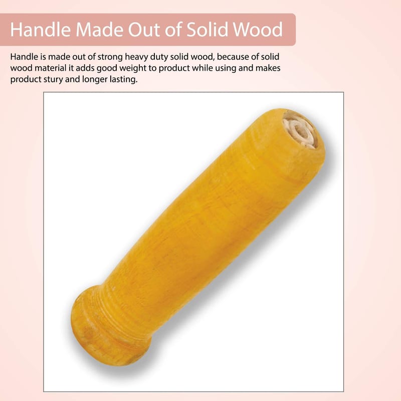 Gold Opera Potato Vegetable Pav Bhaji Masher Wood Handle