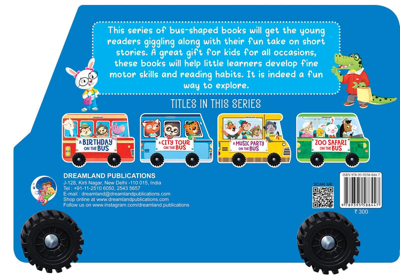 A City Tour on the Bus- A Shaped Board book with Wheels [Board book ...