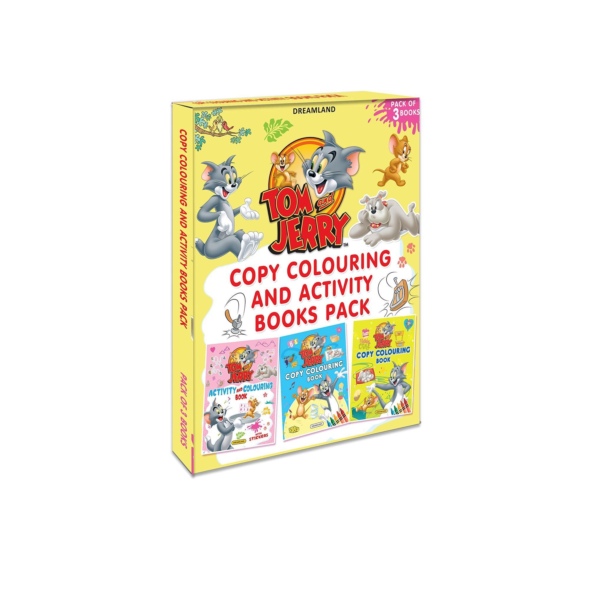 Tom and Jerry Copy Colouring and Activity Boo Dreamland Publications