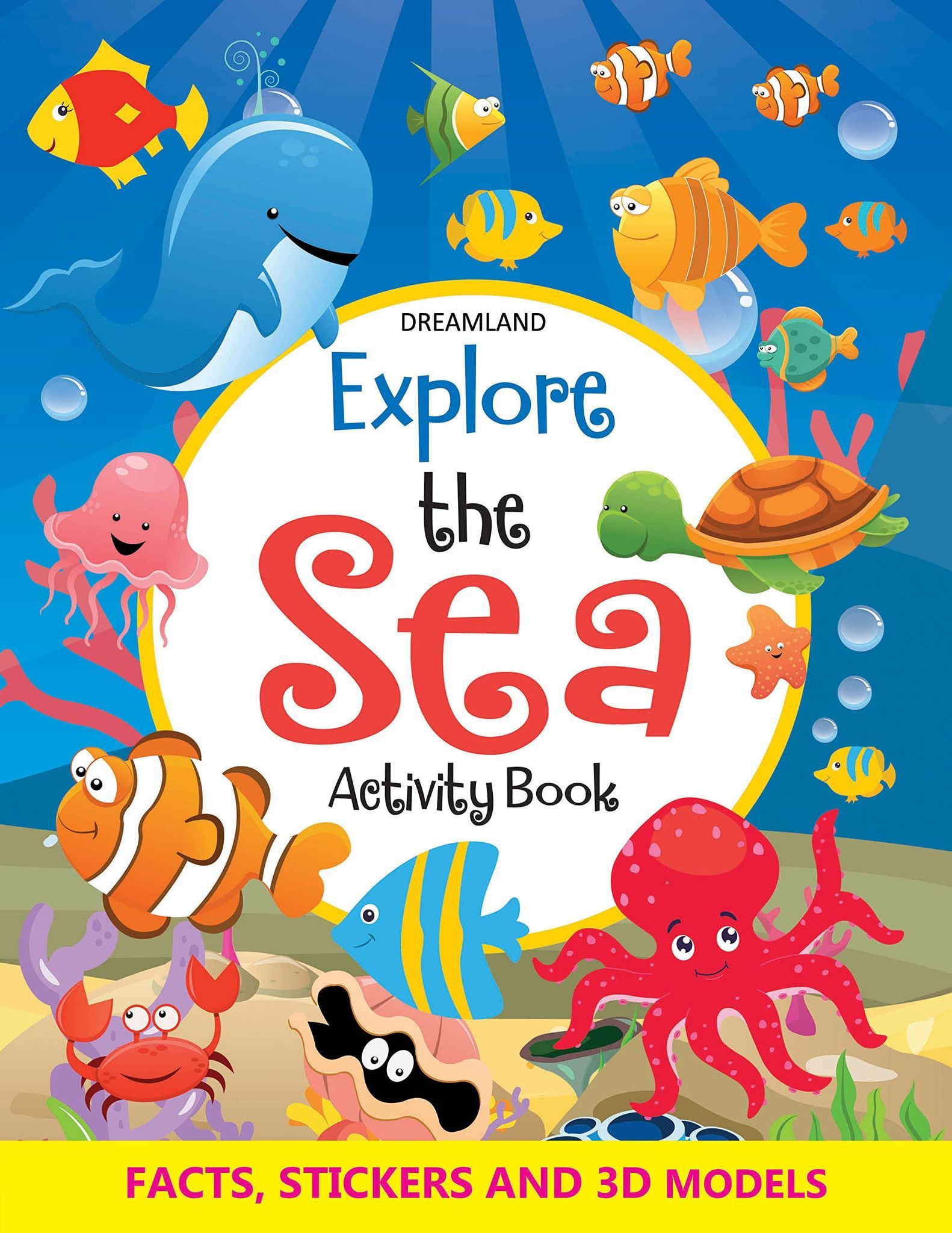 Explore the Sea Activity Book with Stickers and 3D Models [Paperback ...