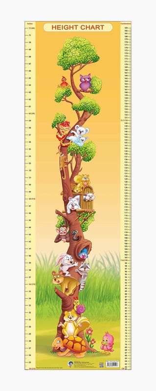 Height Chart 2 [Poster] Dreamland Publications