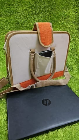 JFL Jute Laptop & Carry Bag