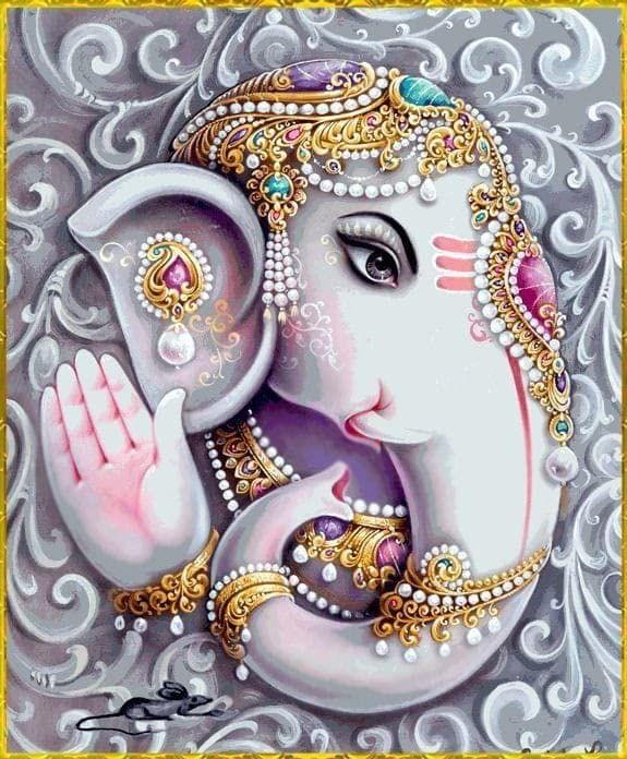 APM Ganpati Wall Sticker/Ganpati Bappa Fully Waterproof Vinyl Sticker ...