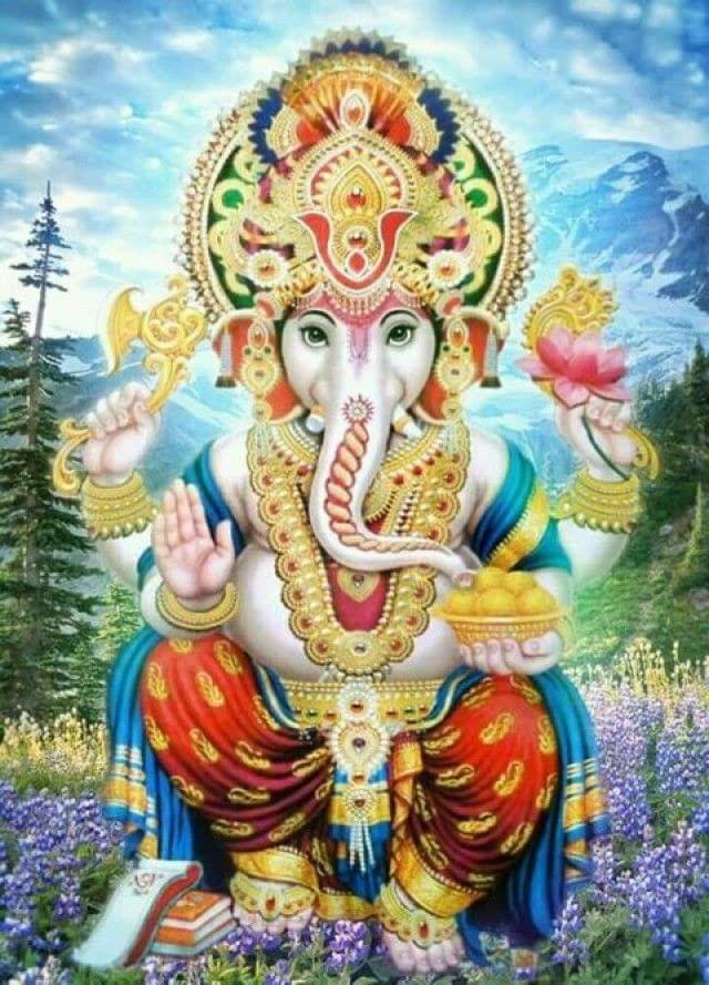 APM Ganpati Wall Sticker/Ganpati Bappa Fully Waterproof Vinyl Sticker ...