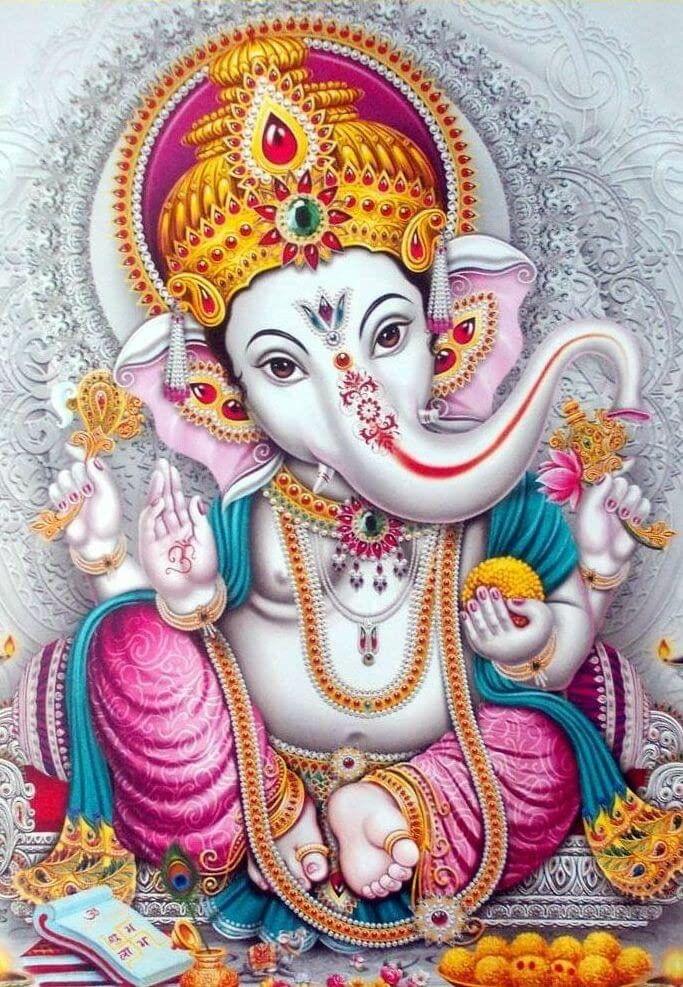 APM Ganpati Wall Sticker/Ganpati Bappa Fully Waterproof Vinyl Sticker ...