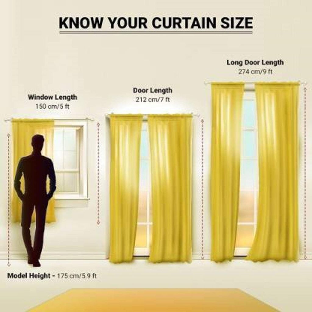 AIRWILL ? Cotton Blackout and Room Darkening 9ft Long Door Curtains ...