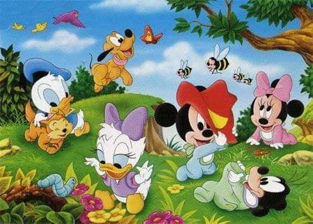 APM Kids Mickey Mouse Cartoon Wall Sticker Fully Waterproof Vinyl ...