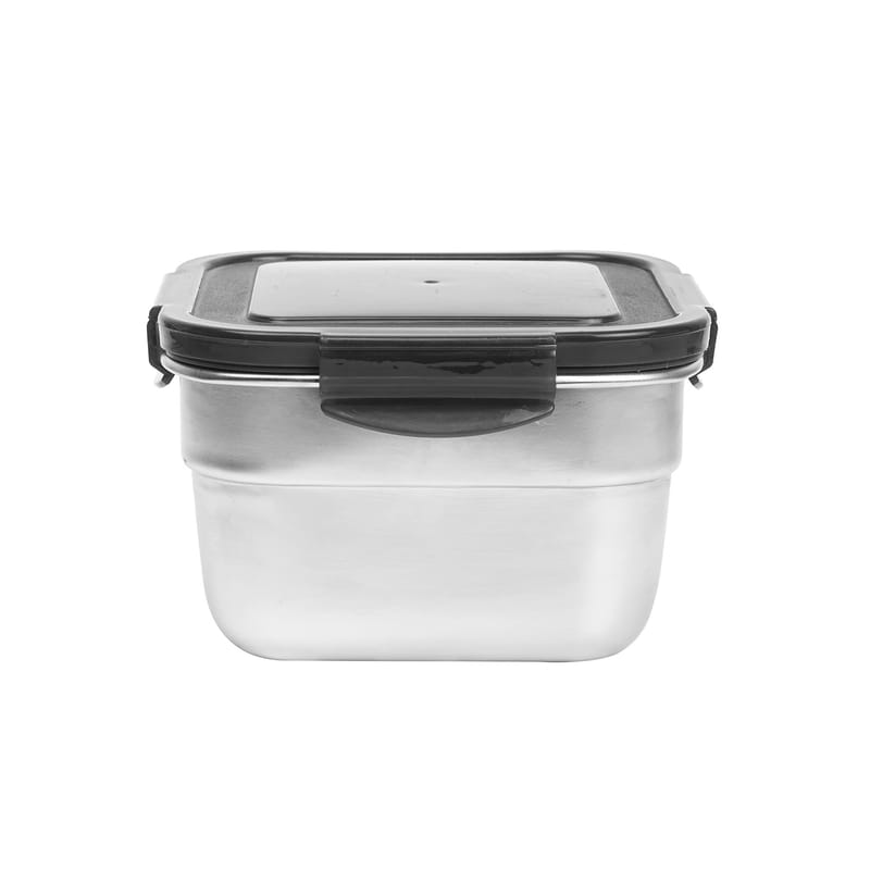 Femora High Steel Square Container Airtight Leakproof Unbreakable ...