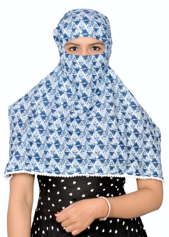 Scarf Face Cover Cum Mask Pure Cotton For Daily Use Women and Girls