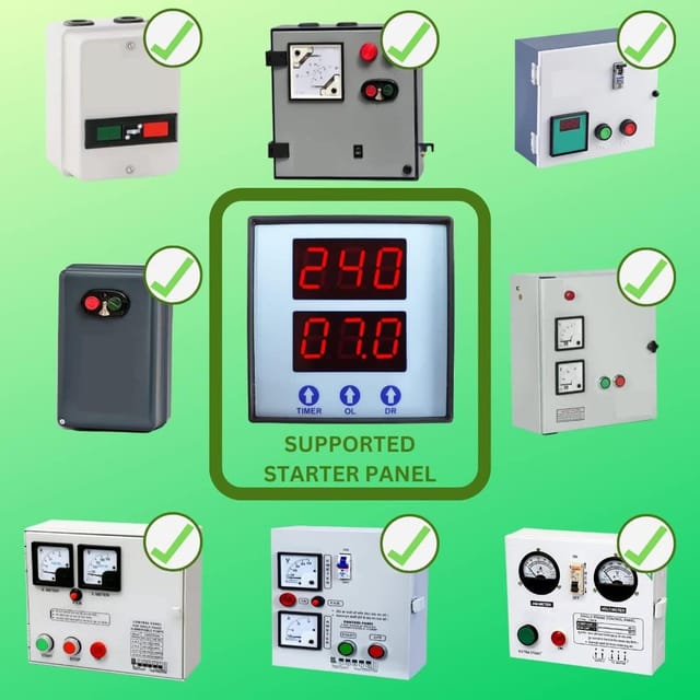 HAPPI Motor Protection Device With Dry Run, Overload, Overvoltage ...