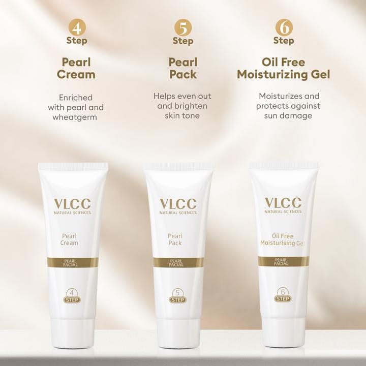 VLCC Pearl Single Facial Kit (60 gm each) Pack of 2