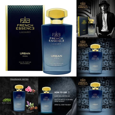 FRENCH ESSENCE Luxury Urban Perfume For Men (60ml)