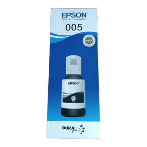 Boost Your EcoTank Printing: Genuine Epson 005 Black Ink Bottle (120ml ...
