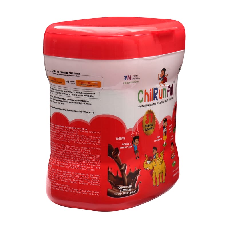 ChilRun Full 2+, Health and Nutrition Drink, Chocolate, 200g, Jar ...