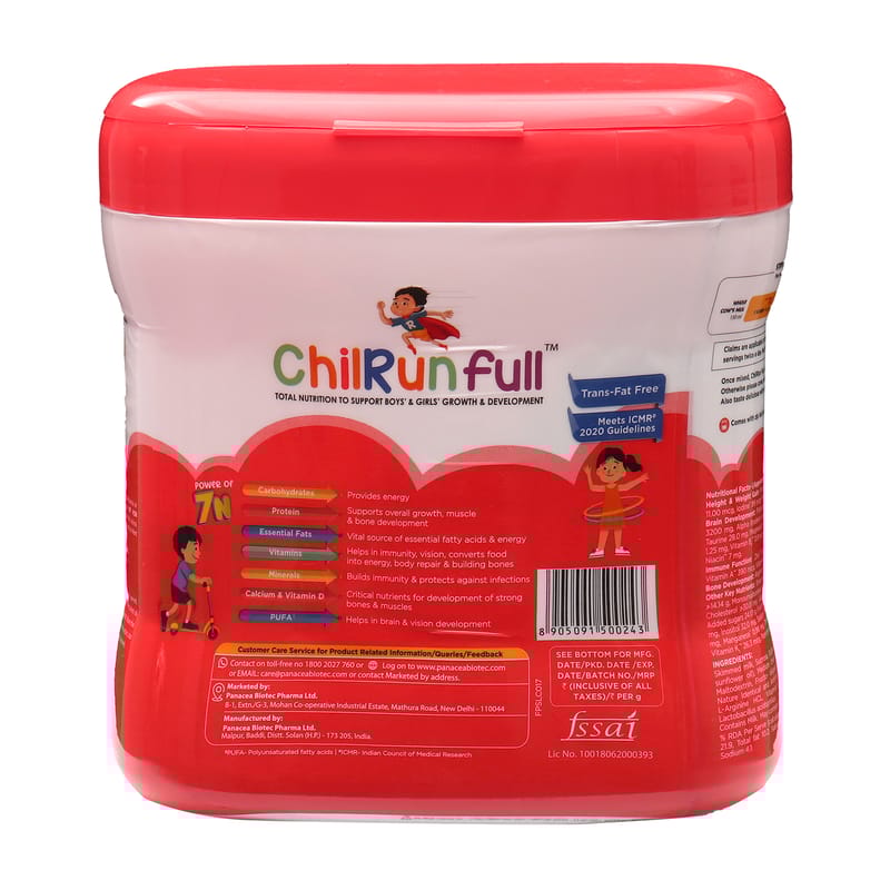 ChilRun Full 2+, Health and Nutrition Drink, Chocolate, 200g, Jar ...