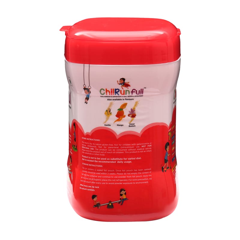 ChilRun Full 2+, Health and Nutrition Drink, Chocolate, 200g, Jar ...