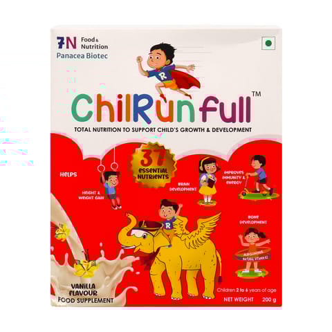 ChilRun Full 2+, Health and Nutrition Drink, Vanilla, 200g, Box. Total ...