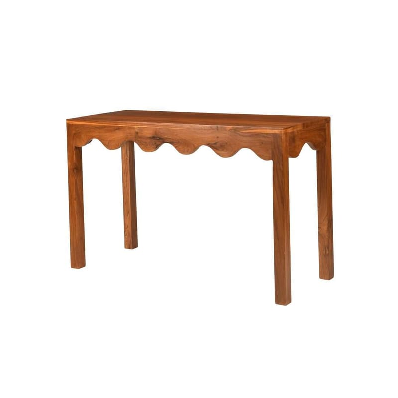 Scallop Teakwood Console Table | Premium Furniture For Beautiful Homes ...
