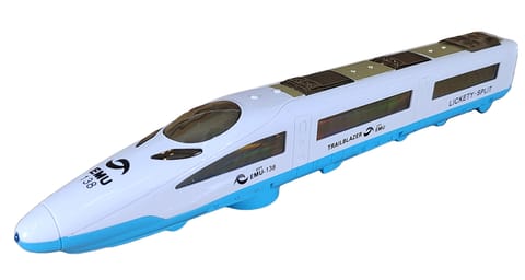 Humaira Emu Speed Train Battery Operated Bump and Go Toy with 3D Lights ...