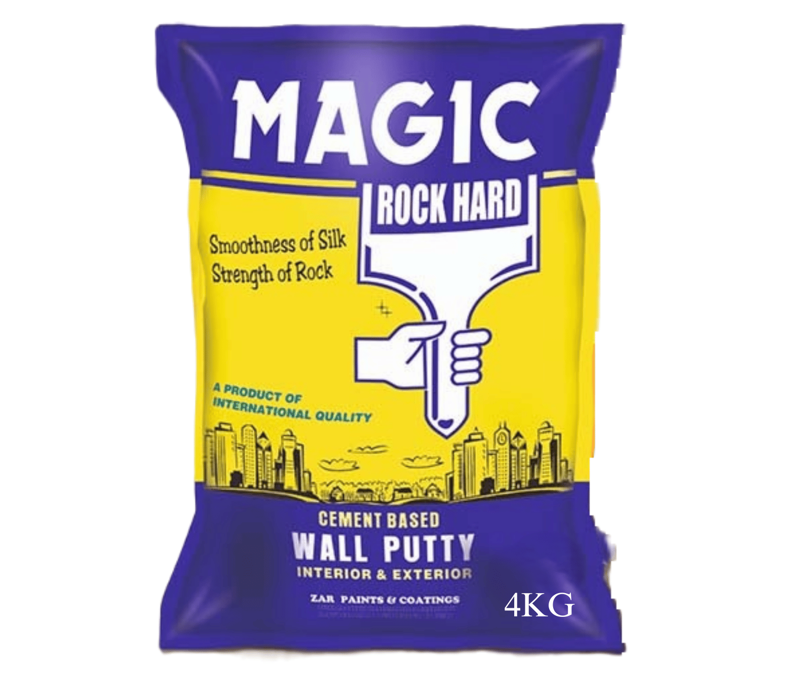 Magic retail Rock Hard Cement Base Wall