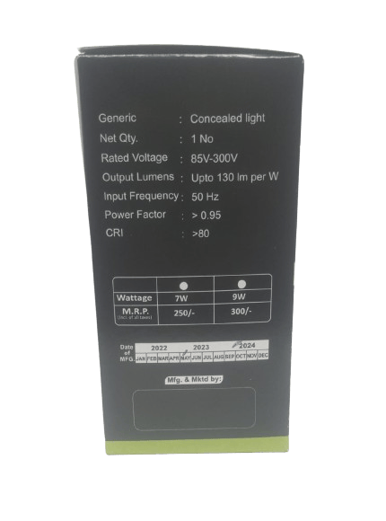 KBS Led 7 watt conceal light