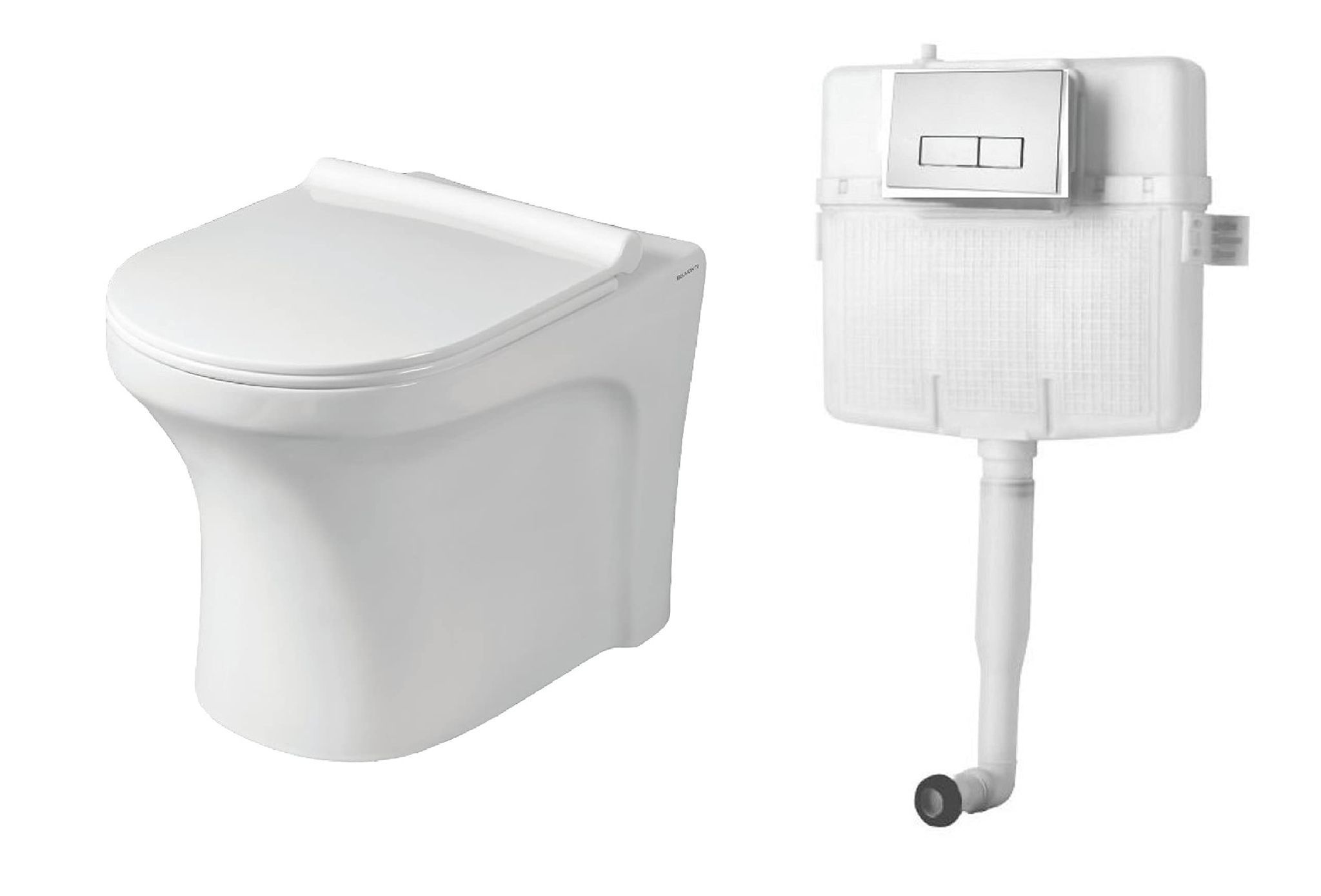 Belmonte Ceramic Floor Mounted Western Toilet/Commode/EWC Retro S Trap ...