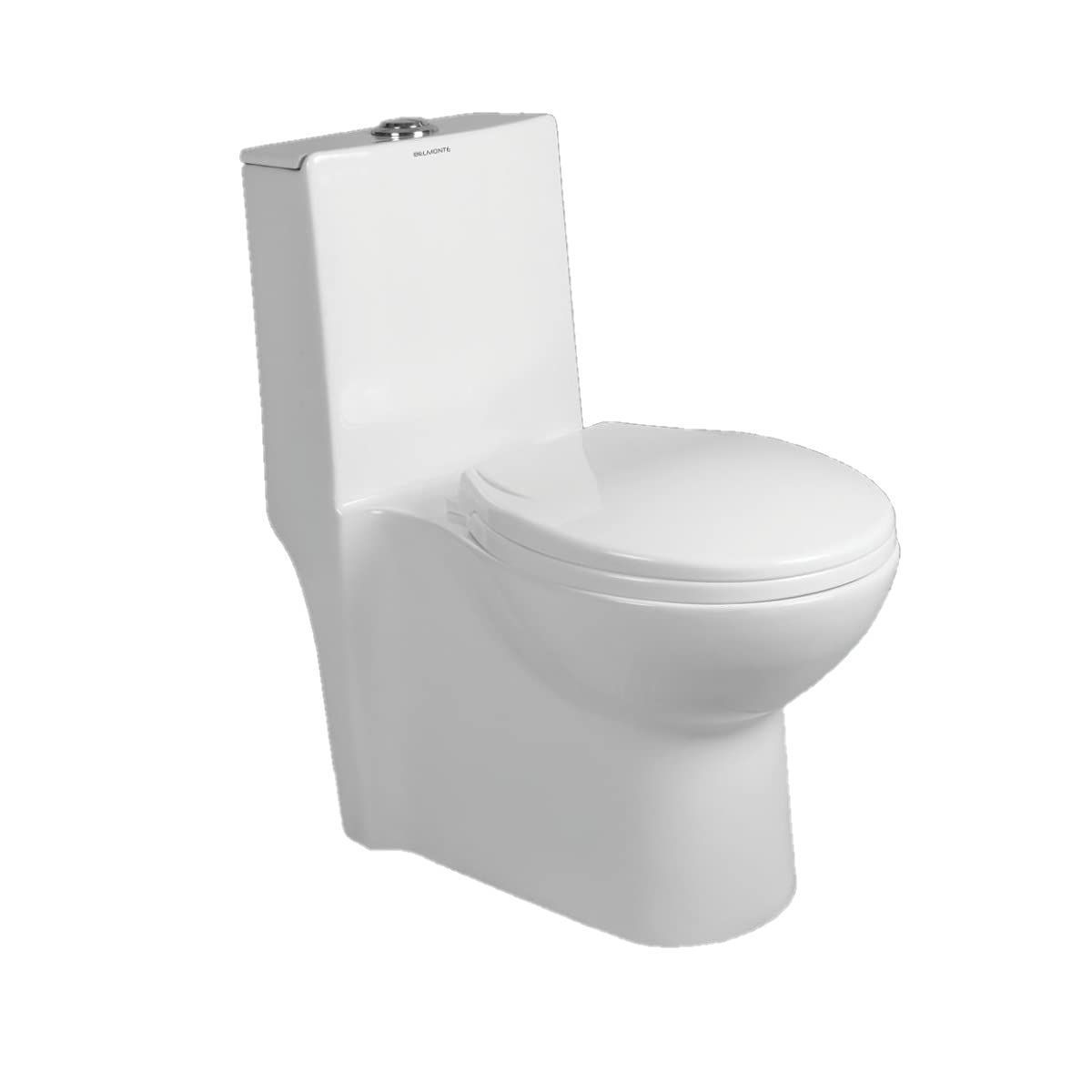 Belmonte Ceramic Floor Mounted Rimless One Piece Western Toilet/Commode ...