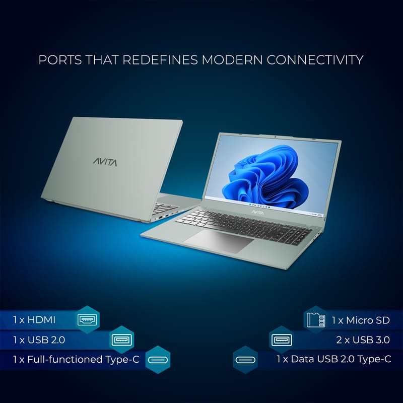 AVITA Liber E All-new 12th Gen intel core i3 Thin & Light (8GB RAM ...