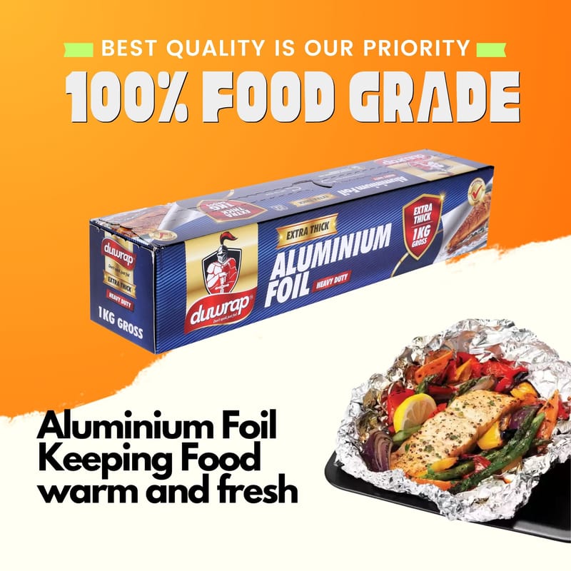 Duwrap Foil: Premium Aluminum Foil for Hygienic Food Protection