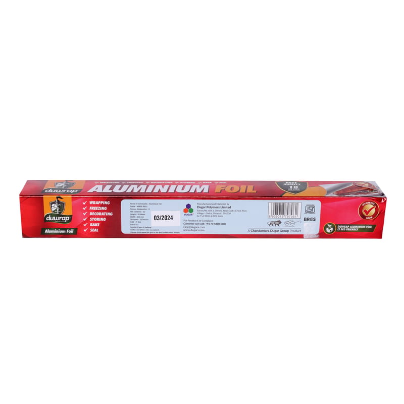 Duwrap Foil: Premium Aluminum Foil for Hygienic Food Protection