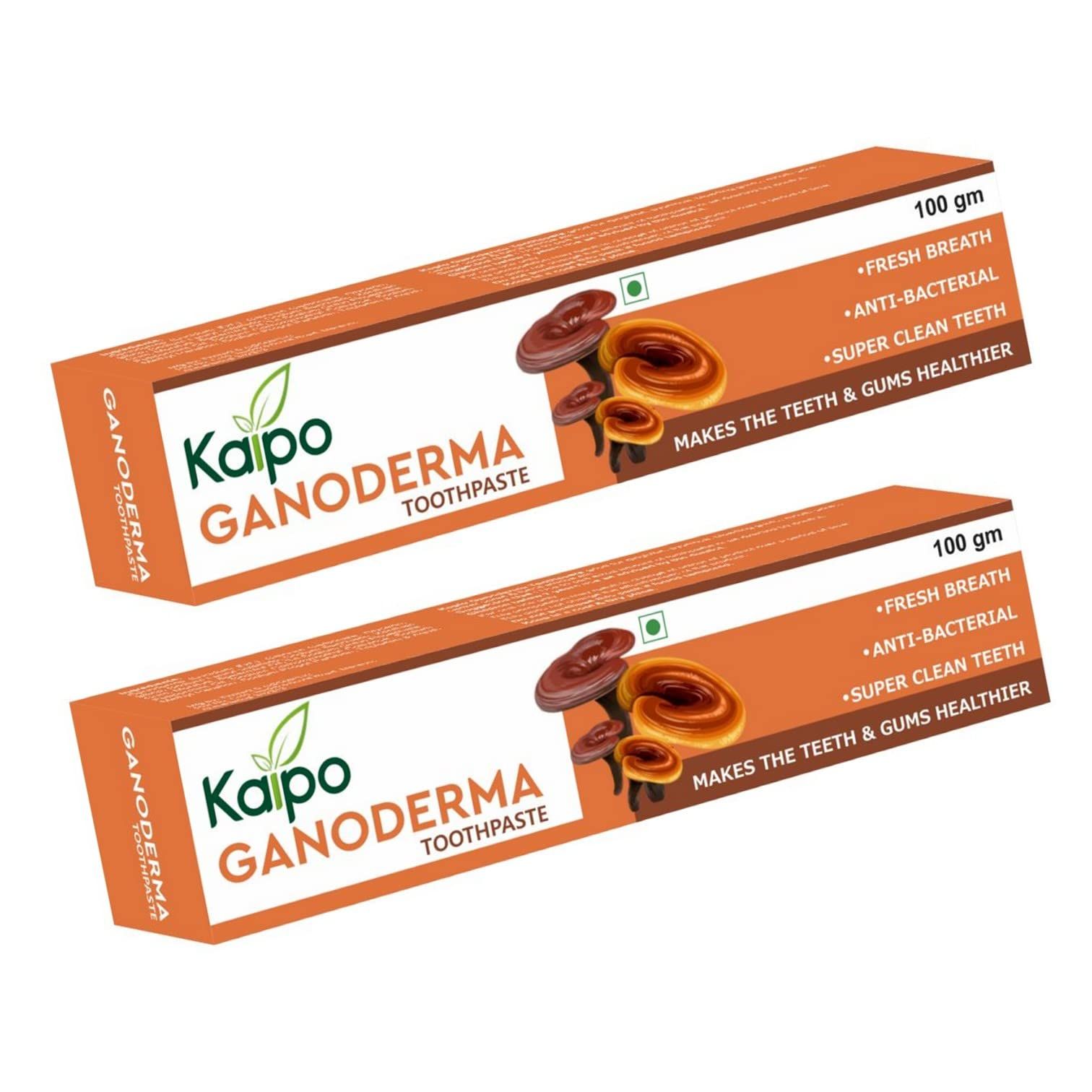 Kaipo Ganoderma Toothpaste - Fresh breath, Anti-Bacterial, Super Clean ...