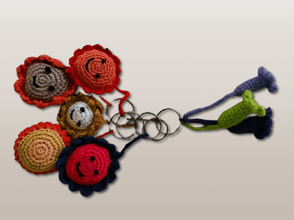 Handwoven - Woolen Keychain