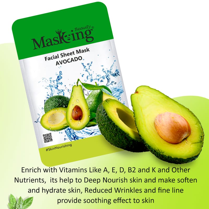 MasKing Beauty Facial Sheet Mask, |Natural Bamboo Fiber Sheet Mask ...