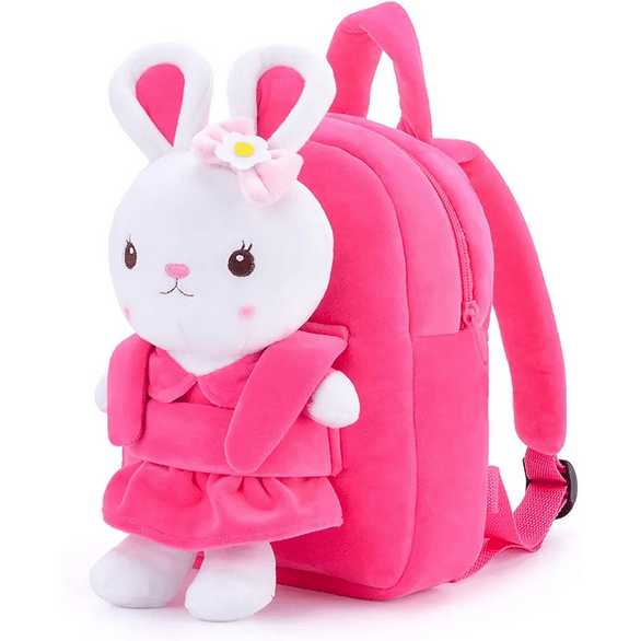 School Bag Plush Cute Backpack Baby Girl Preschool Travel Bags Ideal ...