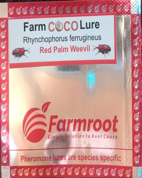 Farmroot RED Palm Weevil Lure and Bucket Trap Combo (Pack of 10)
